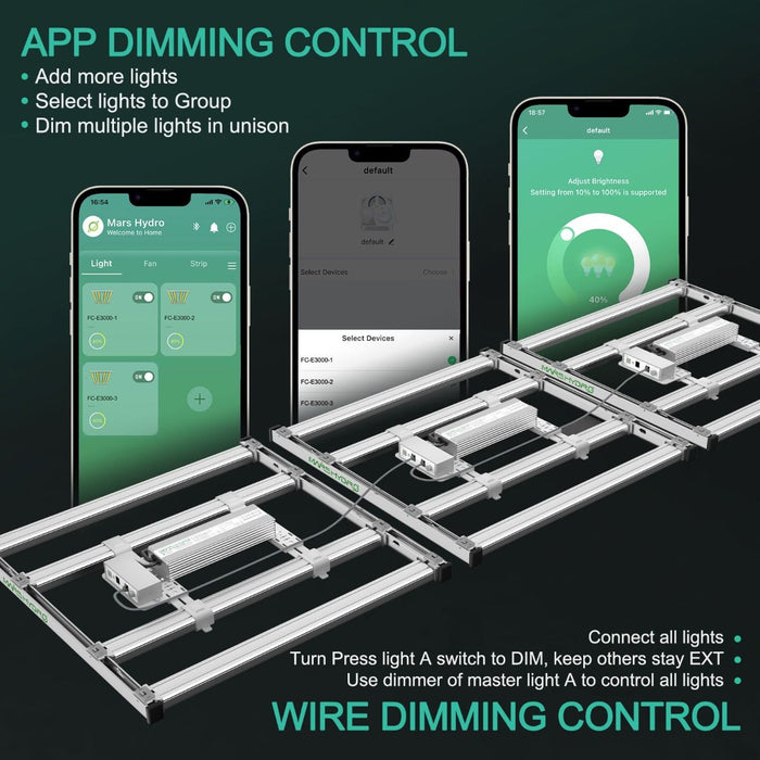 Mars Hydro Smart FC-E3000 300W Commercial LED Grow Light — LED Grow ...