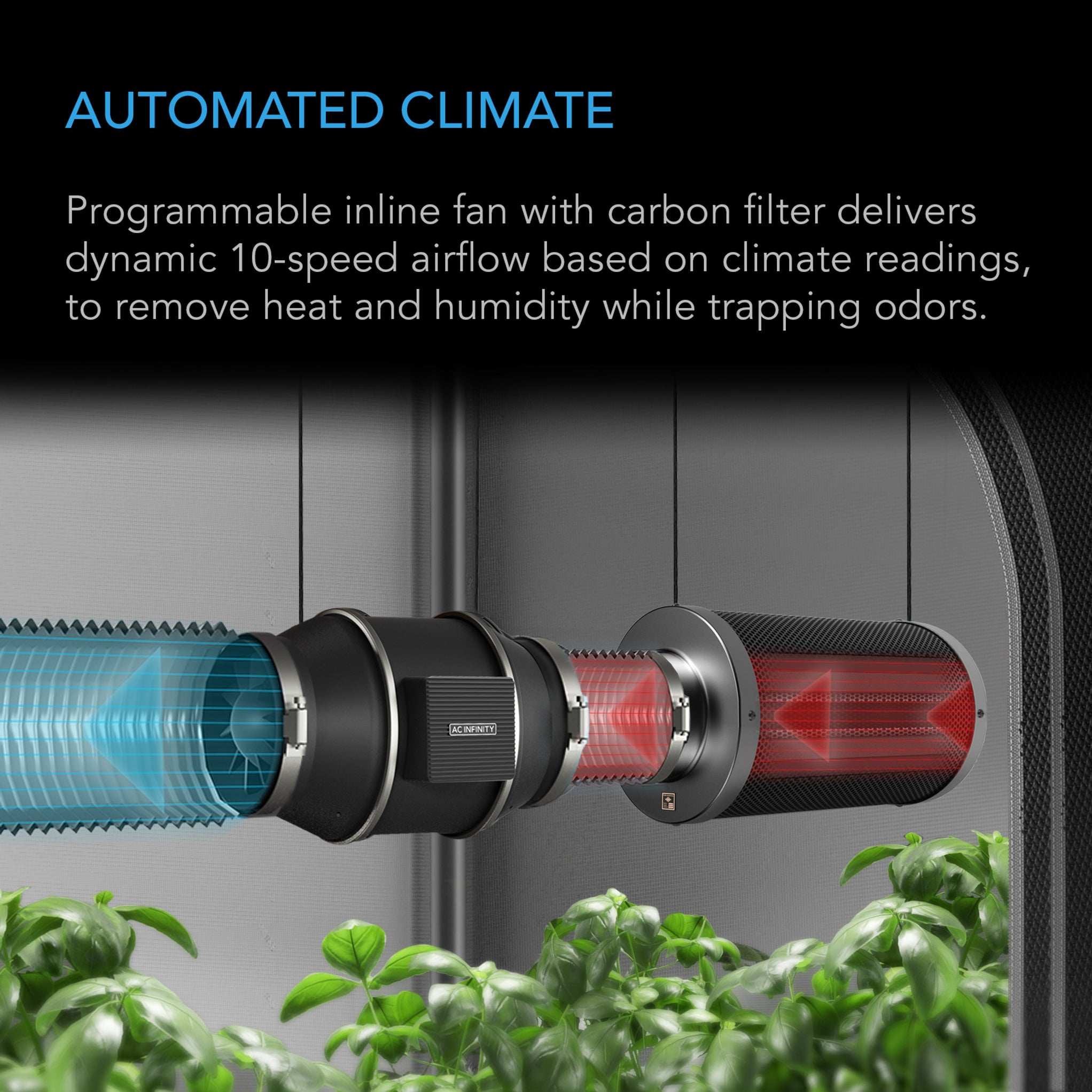 Buy AC Infinity Complete 5x5 Advanced Grow Tent System — LED Grow ...