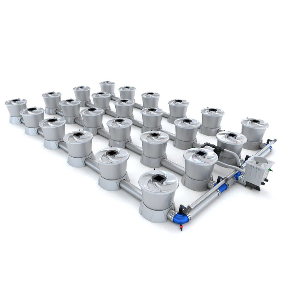 Alien Hydroponics 24 Pot (4 Row) V-System RDWC — LED Grow Lights Depot