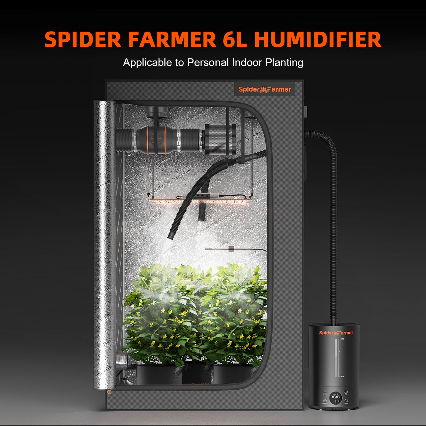 Buy Spider Farmer® Cool Mist Humidifier for Plants — LED Grow Lights Depot