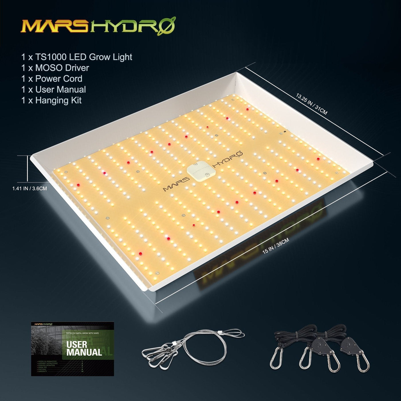 Buy Mars Hydro TS 1000 LED Grow Light — LED Grow Lights Depot