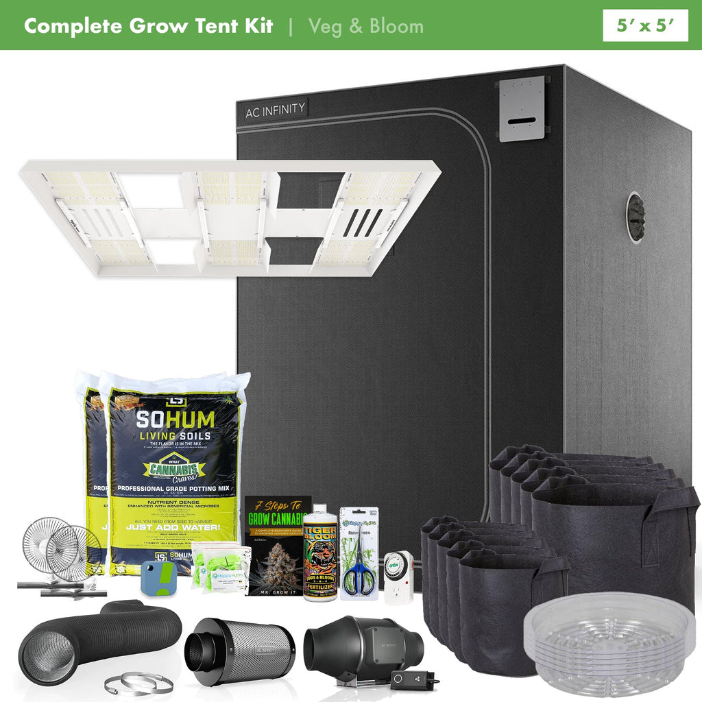Buy 5x5 LED Grow Tent Packages | Price Match Guarantee — LED Grow ...